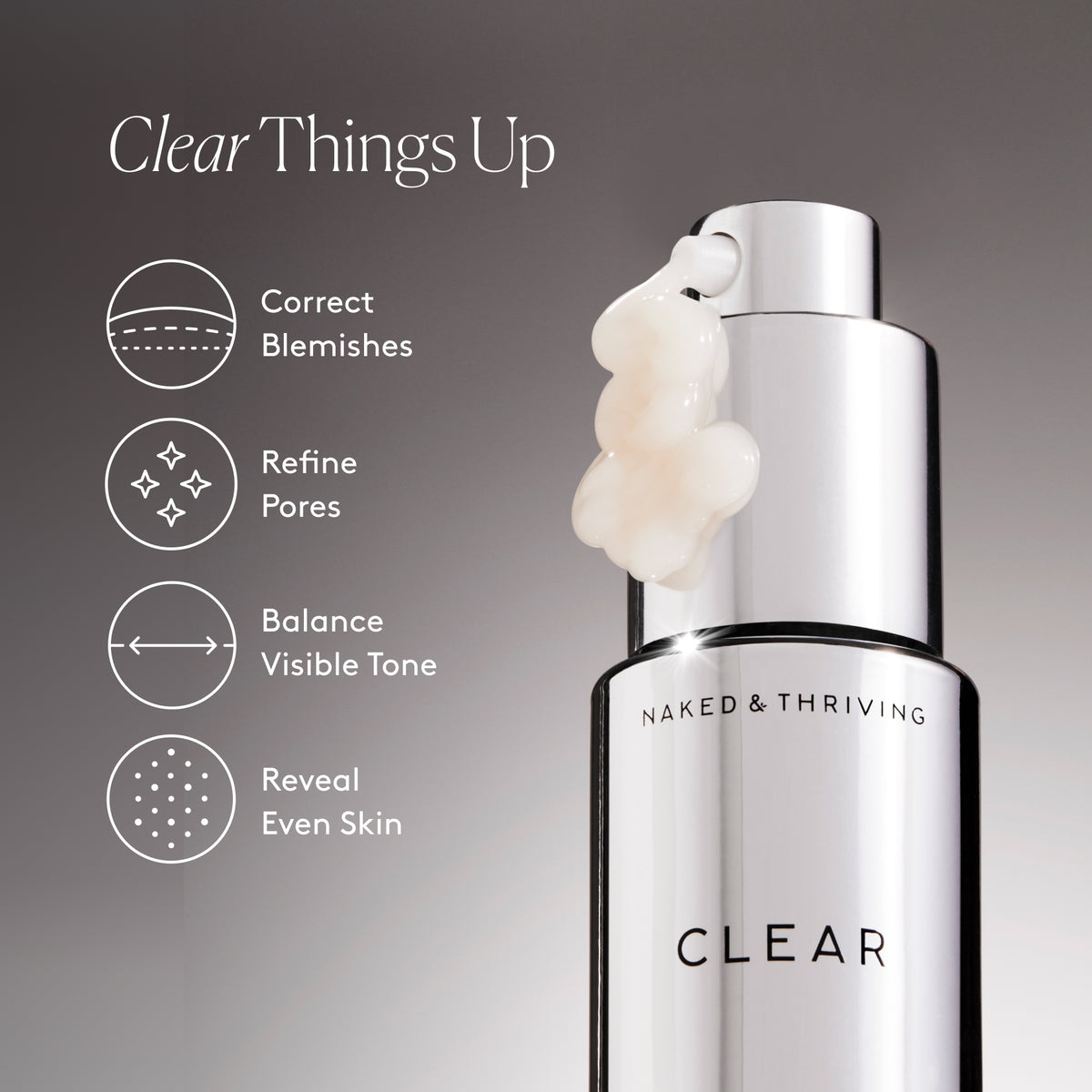 Clear Blemish & Pore Correcting Gel – Naked & Thriving Skincare