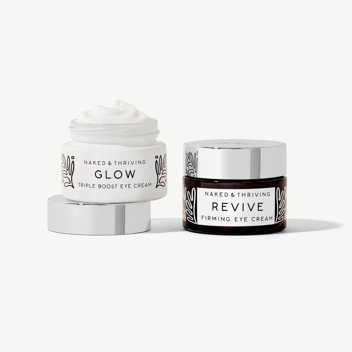 Radiant Eye Set: Glow, Revive – Naked & Thriving Skincare