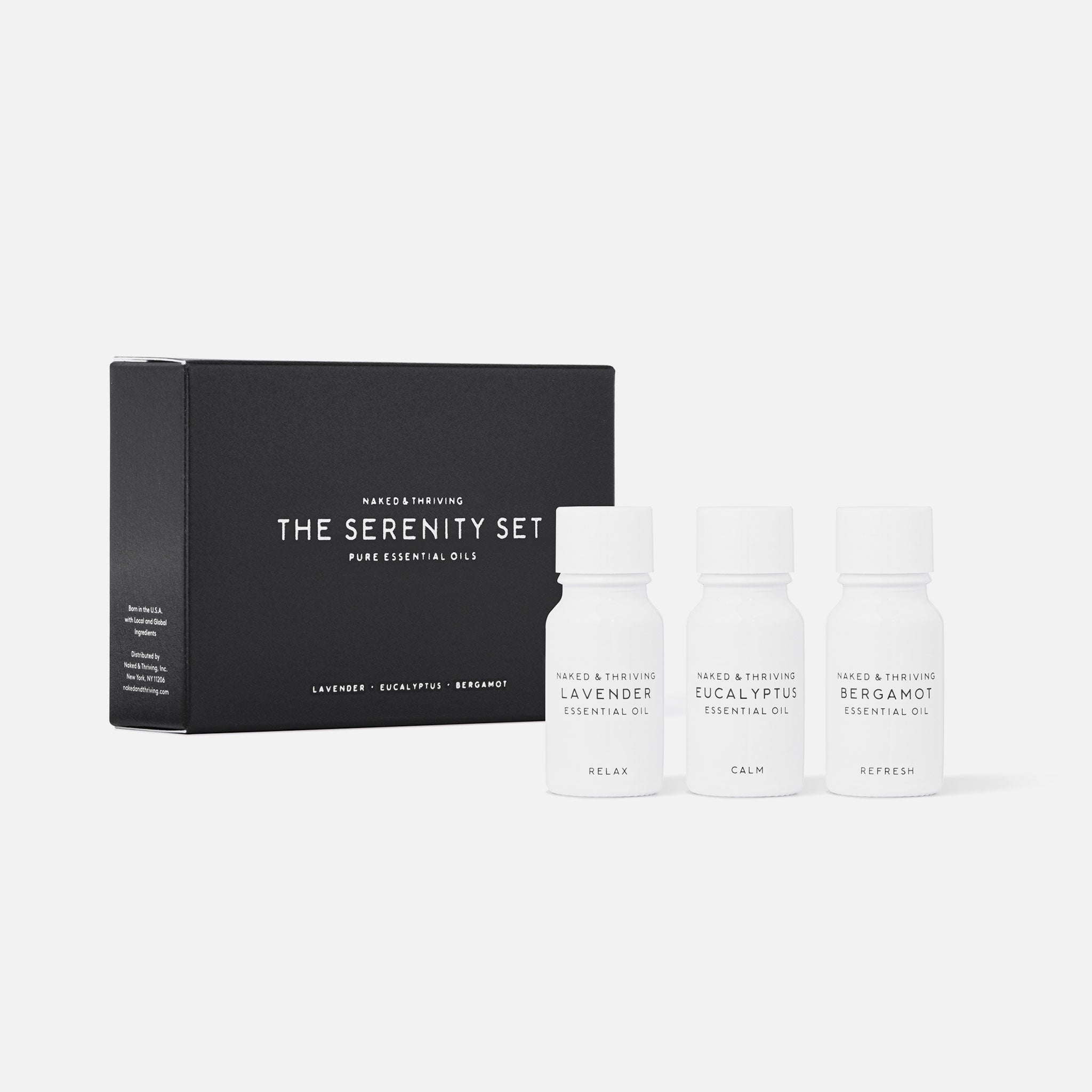 Serenity Trio: Essential Oil Gift Set – Naked & Thriving Skincare